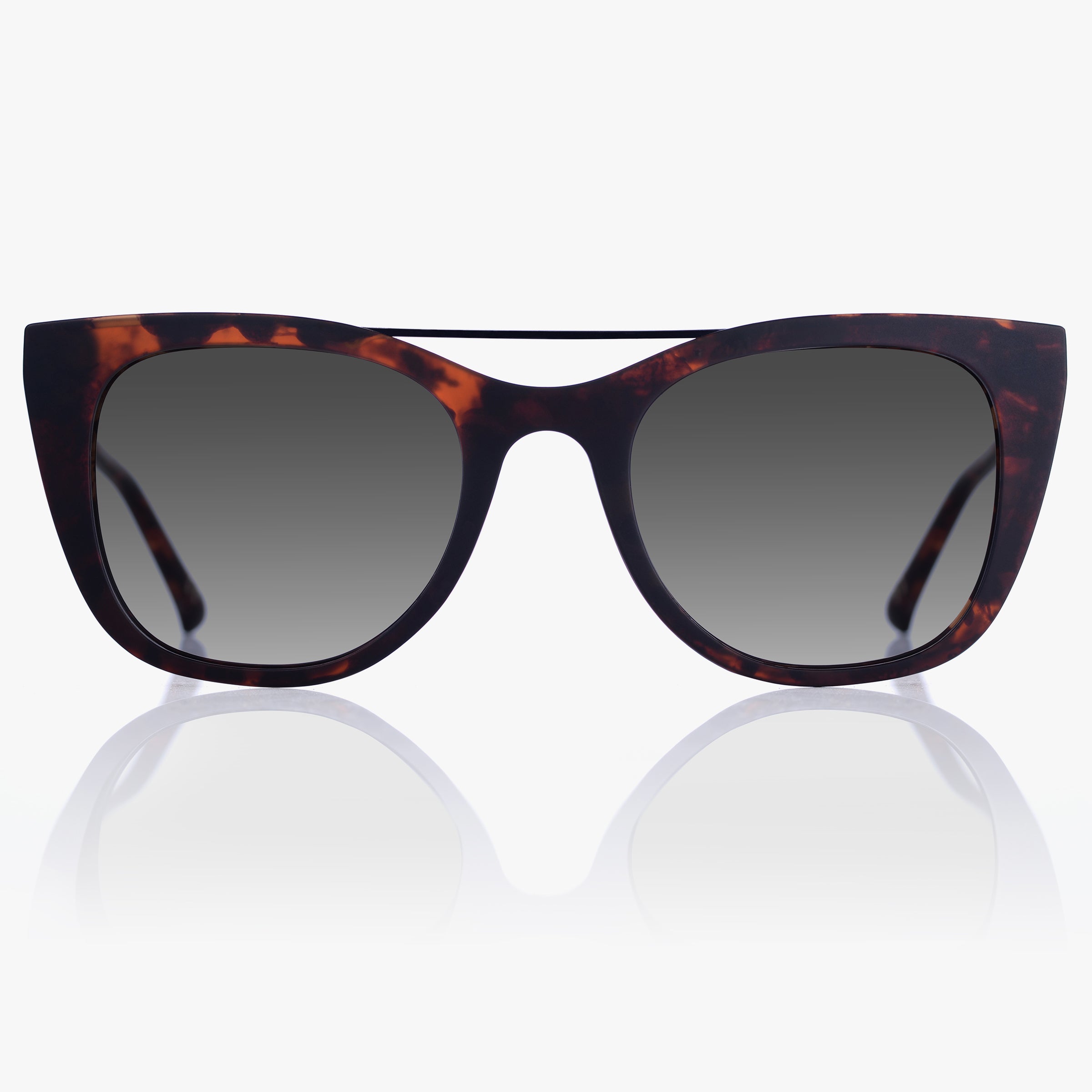 June First Sunglasses | Jinx | Tortoise Grey Fade